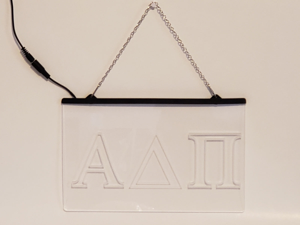 Alpha Delta Pi LED Sign Greek Letter Sorority Light – Greek Lodge