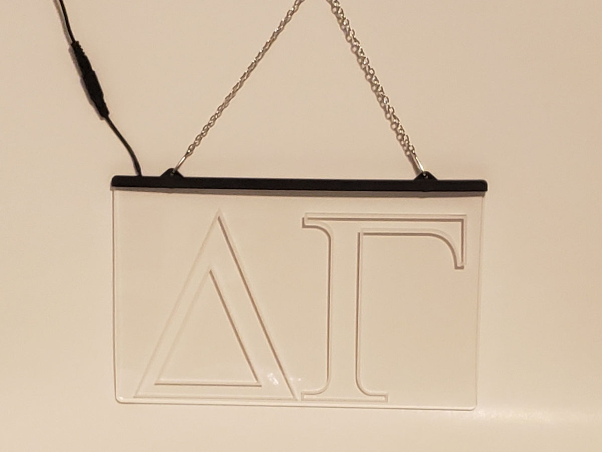 Delta Gamma LED Sign Greek Letter Sorority Light – Greek Lodge