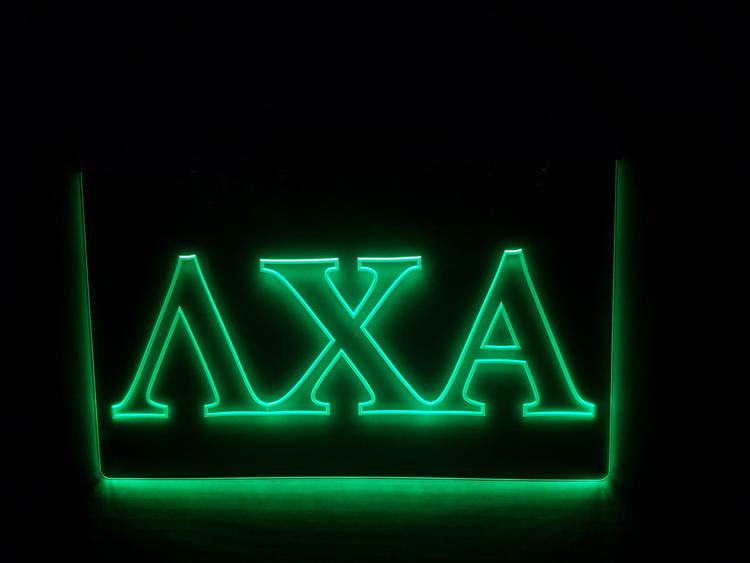 Lambda Chi Alpha LED Sign Greek Letter Fraternity Light – Greek Lodge