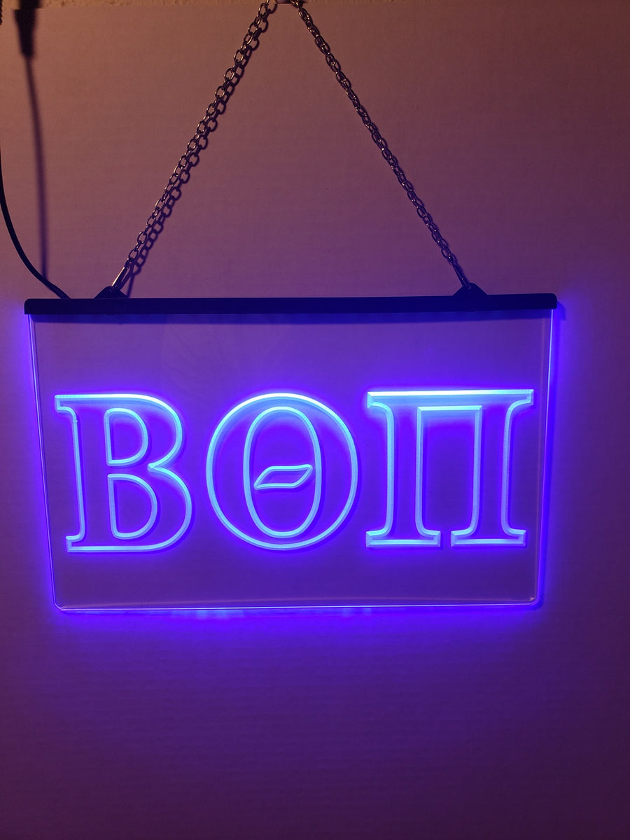 Beta Theta Pi LED Sign Greek Letter Fraternity Light – Greek Lodge