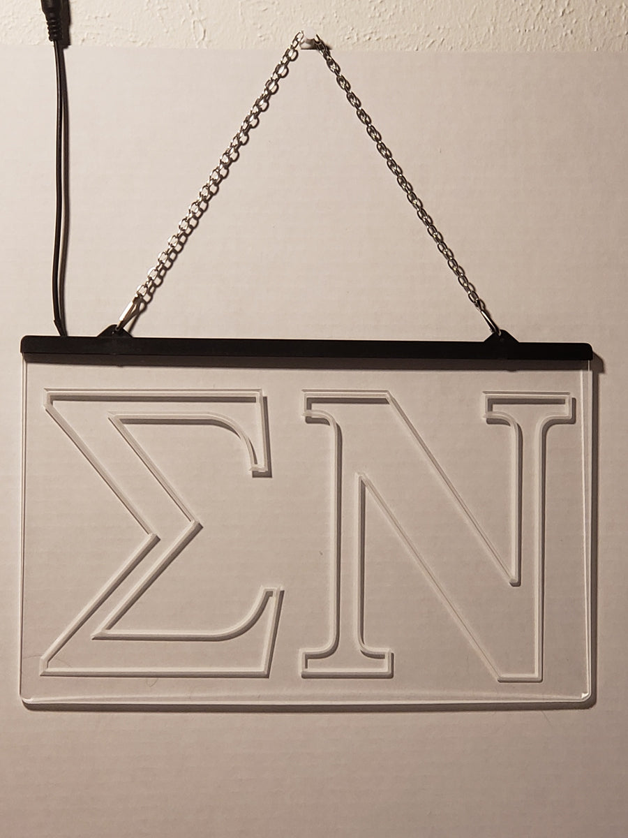 Sigma Nu LED Sign Greek Letter Fraternity Light – Greek Lodge